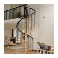 China China supplier wood treads spiral staircase for sale deck spiral stairs for sale