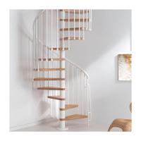 China China supplier wood treads spiral staircase for sale deck spiral stairs for sale