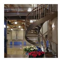 China Steel landing used indoor wood treads spiral stair used spiral staircase for sale for sale