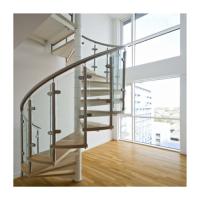 China Step stool olid wood spiral staircase portable indoor steel spiral stairs for sale