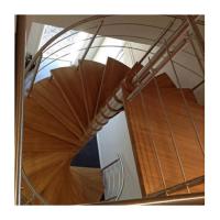 China China manufacturer iron wood spiral stairs external spiral staircase kits for sale