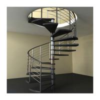 China Made in China teak wood spiral staircase portable spiral stairs for sale