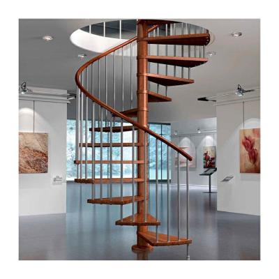 China Residential outdoor galvanized spiral stairs oak spiral staircase for sale