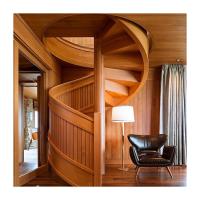 China Residential outdoor galvanized spiral stairs oak spiral staircase for sale