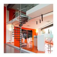 China Factory fashion small spiral stairs interior oak spiral staircase for sale
