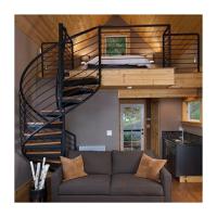 China Factory fashion small spiral stairs interior oak spiral staircase for sale
