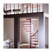 China Design for sale wholesale spiral stairs red oak spiral staircase for sale