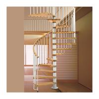 China Design for sale wholesale spiral stairs red oak spiral staircase for sale