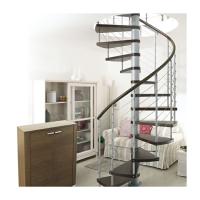China Factory supply wood spiral staircase prices spiral log stairs for sale