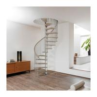 China WilliamArchi non slip carpet spiral stair spiral timber wood tread staircase for sale