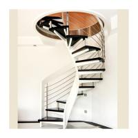 China China factory custom spiral stairs prefabricated wood spiral staircase for sale
