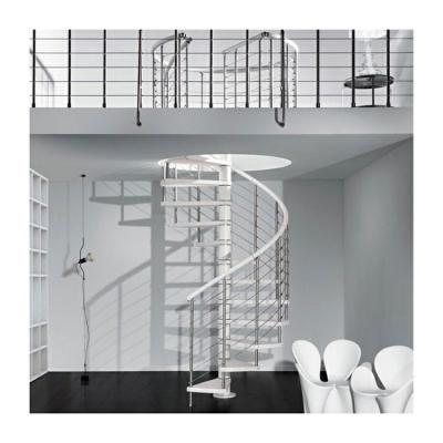 China Factory seller design spiral stairs wooden baluster spiral staircase for sale