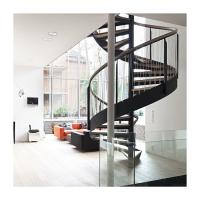 China Modern design philippines spiral stairs sell steel wood spiral staircase for sale