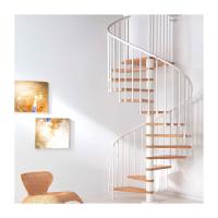 China China factory spiral design wood staircase spiral stairs for sale