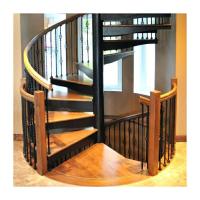 China Firm cable cable good price wooden stairs glass small spiral staircase for sale