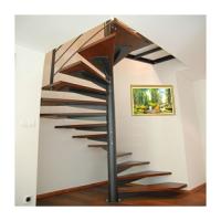 China Firm cable cable good price wooden stairs glass small spiral staircase for sale