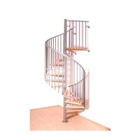 China House project wood spiral stair popular spiral staircase home design for sale