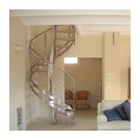 China House project wood spiral stair popular spiral staircase home design for sale