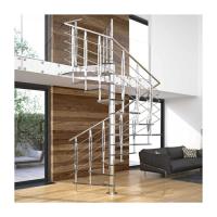 China Made in China indoor stair price glasstread spiral staircase for sale