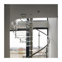 China Made in China indoor stair price glasstread spiral staircase for sale