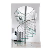China China supplier stair time switch indoor glass spiral staircase price for sale