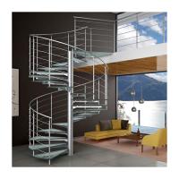 China China supplier stair time switch indoor glass spiral staircase price for sale