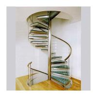 China Factory price long stair chandelier tempered glass spiral staircase prices for sale