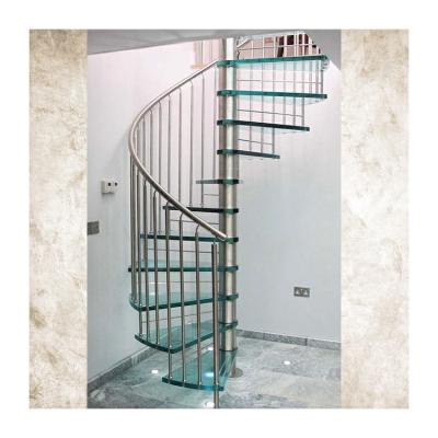China Villa stair chandelier light glass metal spiral staircase for sale