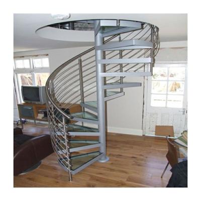 China Wholesale agent led stair light odm glass spiral staircase for sale