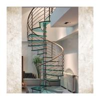 China Factory seller attic stairway glass stair used spiral staircase for sale
