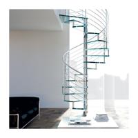 China China ornament stair railings glass spiral staircase cost for sale