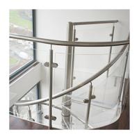 China Made in China exterior stair design glass spiral staircases for sale