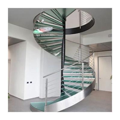 China Original factory ornament stair railings home decor crystal glass spiral staircase prices for sale