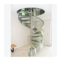 China Factory sale outdoor stair rail glass spiral staircase stpes for sale