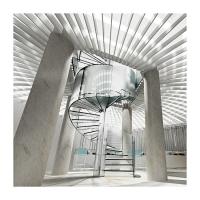 China China manufacturer antique stair spiral staircase with glass railing for sale