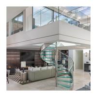 China Manufacturer supply stairs design glass small spiral stair for sale