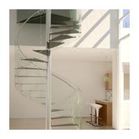 China Manufacturer supply stairs design glass small spiral stair for sale