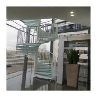 China WilliamArchi small space stairs indoor diy glass spiral stair for sale
