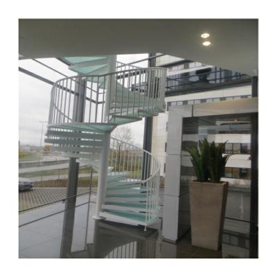 China WilliamArchi small space stairs indoor diy glass spiral stair for sale