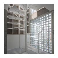 China Manufacturer exterior stairs design glass railing spiral stair for sale