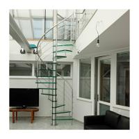 China Factory price pendant stair light glass spiral staircase prices for sale