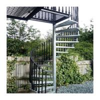 China Outdoor metal handrail galvanized steel balustrades cast iron spiral staircase balustrade for sale
