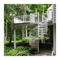 China Outdoor metal handrail galvanized steel balustrades cast iron spiral staircase balustrade for sale