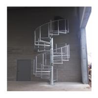 China Metal stair stainless steel stairs outdoors small cast iron spiral staircase for sale