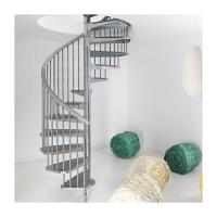 China Metal stair stainless steel stairs outdoors small cast iron spiral staircase for sale