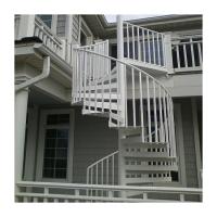China Excellent quality metal stairs steel baluster factory making iron spiral staircase for sale