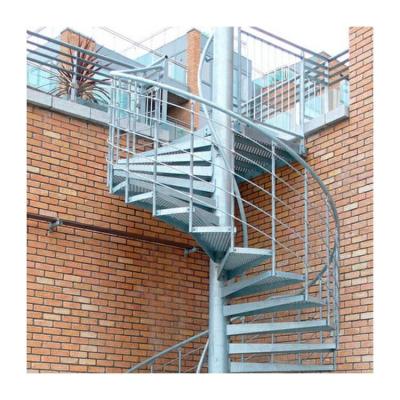 China Folding metal stairs portable steel stairs ower price cast iron spiral staircase for sale