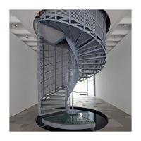 China Metal stair step stainless steel spirail stair outdoor cast iron spiral staircase for sale