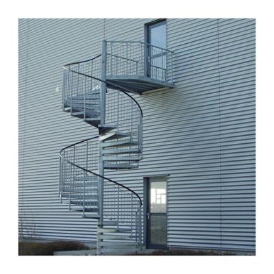 China Prefab metal stairs wrought iron leaves and flowers stainless steel galss spiral staircase for sale