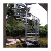 China Used metal stairs steel folding stairs iron spiral staircase iron price for sale